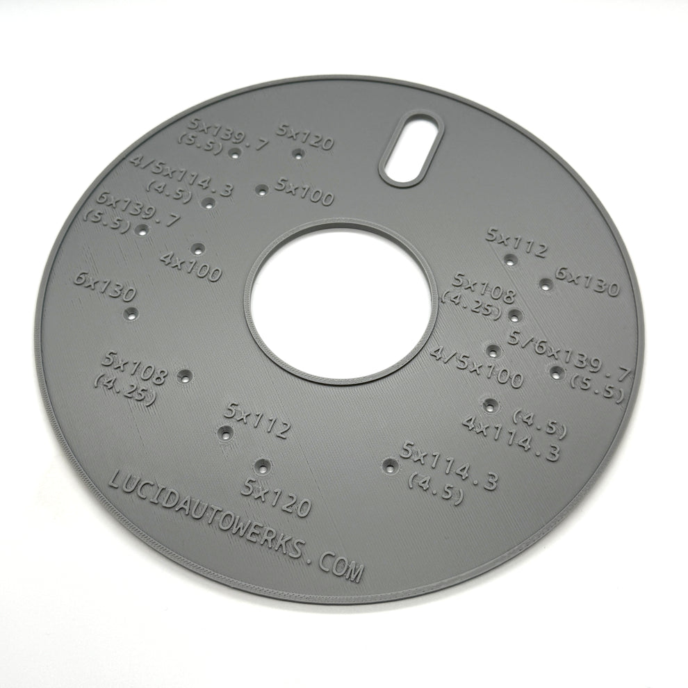 PCD Drill Guide for Manual Tire Changer – lucidautowerks