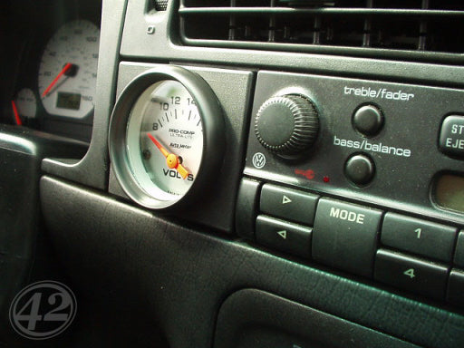 42 Draft Designs Mk3 VW Single Gauge Panel – lucidautowerks